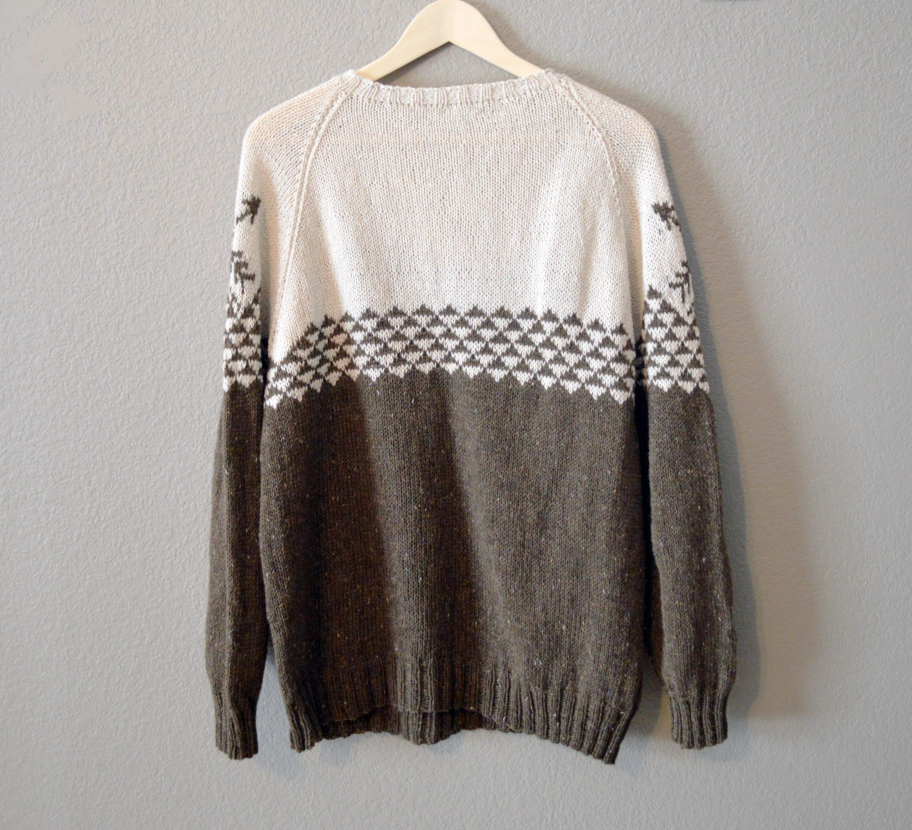 Buffalo Sweater Knitting Pattern - Etsy