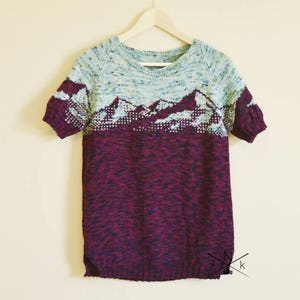 Mountain Range Sweater Knitting Pattern - Etsy