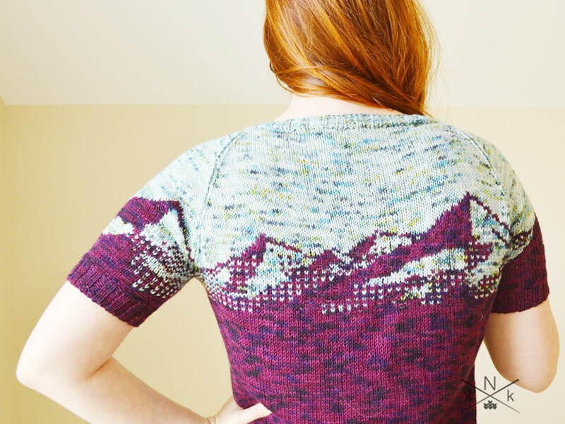 Mountain Range Sweater Knitting Pattern - Etsy
