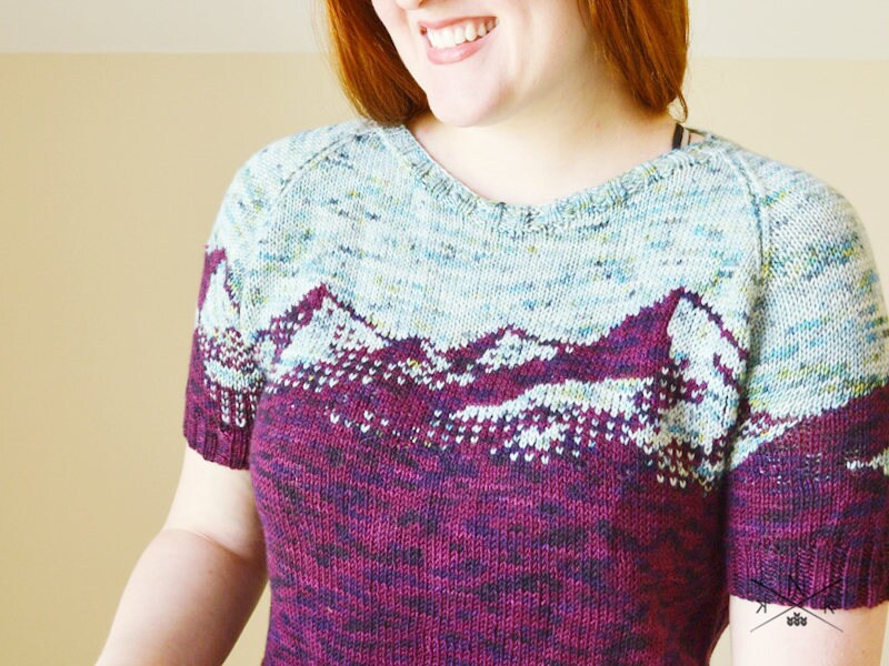 Mountain Range Sweater Knitting Pattern - Etsy UK