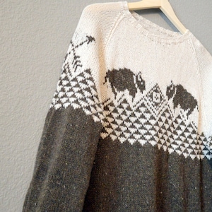 Buffalo Sweater Knitting Pattern - Etsy