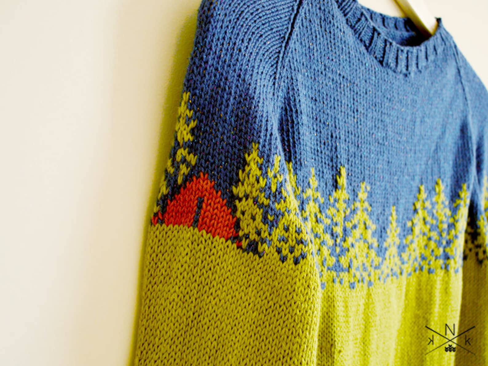 Forest Sweater Knitting Pattern - Etsy