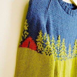 Forest Sweater Knitting Pattern - Etsy