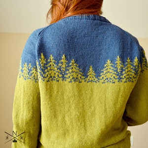 Forest Sweater Knitting Pattern - Etsy