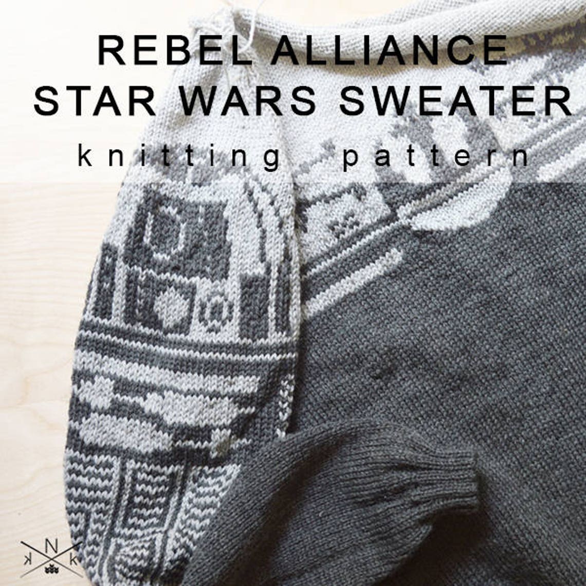 Rebel Alliance Star Wars Sweater Knitting Pattern - Etsy UK