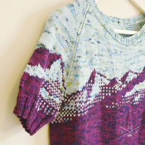 Mountain Range Sweater Knitting Pattern - Etsy