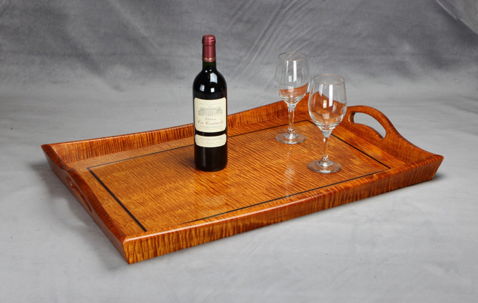 Large Tiger Maple Serving Tray - Etsy