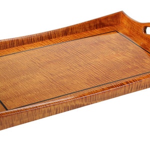 Large Tiger Maple Serving Tray - Etsy