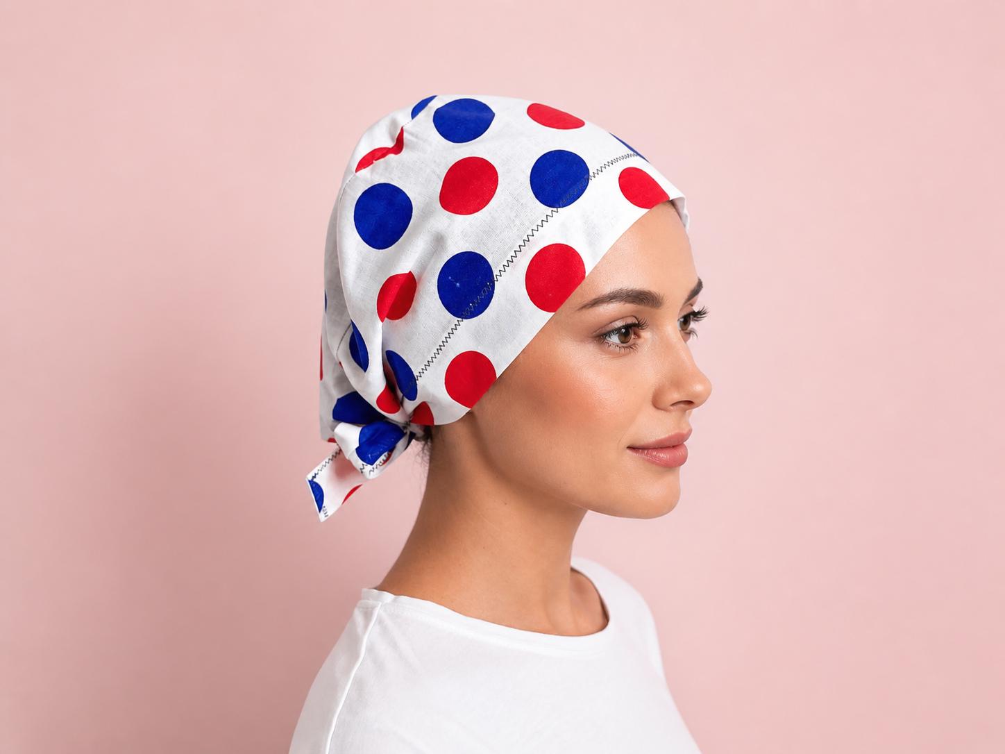 Scrub Cap Sewing Pattern With Video Tutorial | Style#1 Tieback Surgical ...