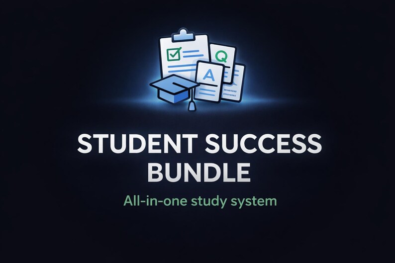 Student Success Bundle - Etsy