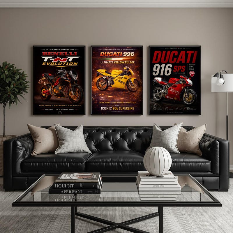 Ducati Painting - Etsy UK