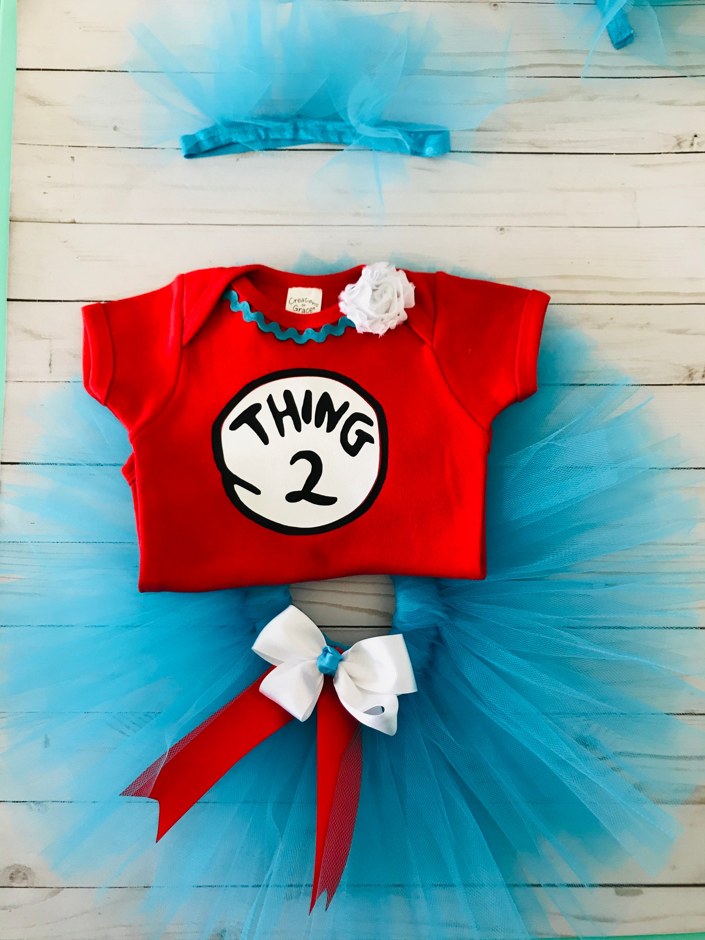 Thing One Thing Two Costumes Thing Costumes | Etsy