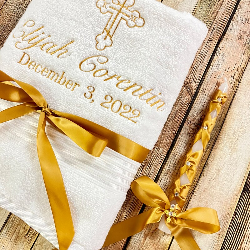 Baptism Towel - Etsy