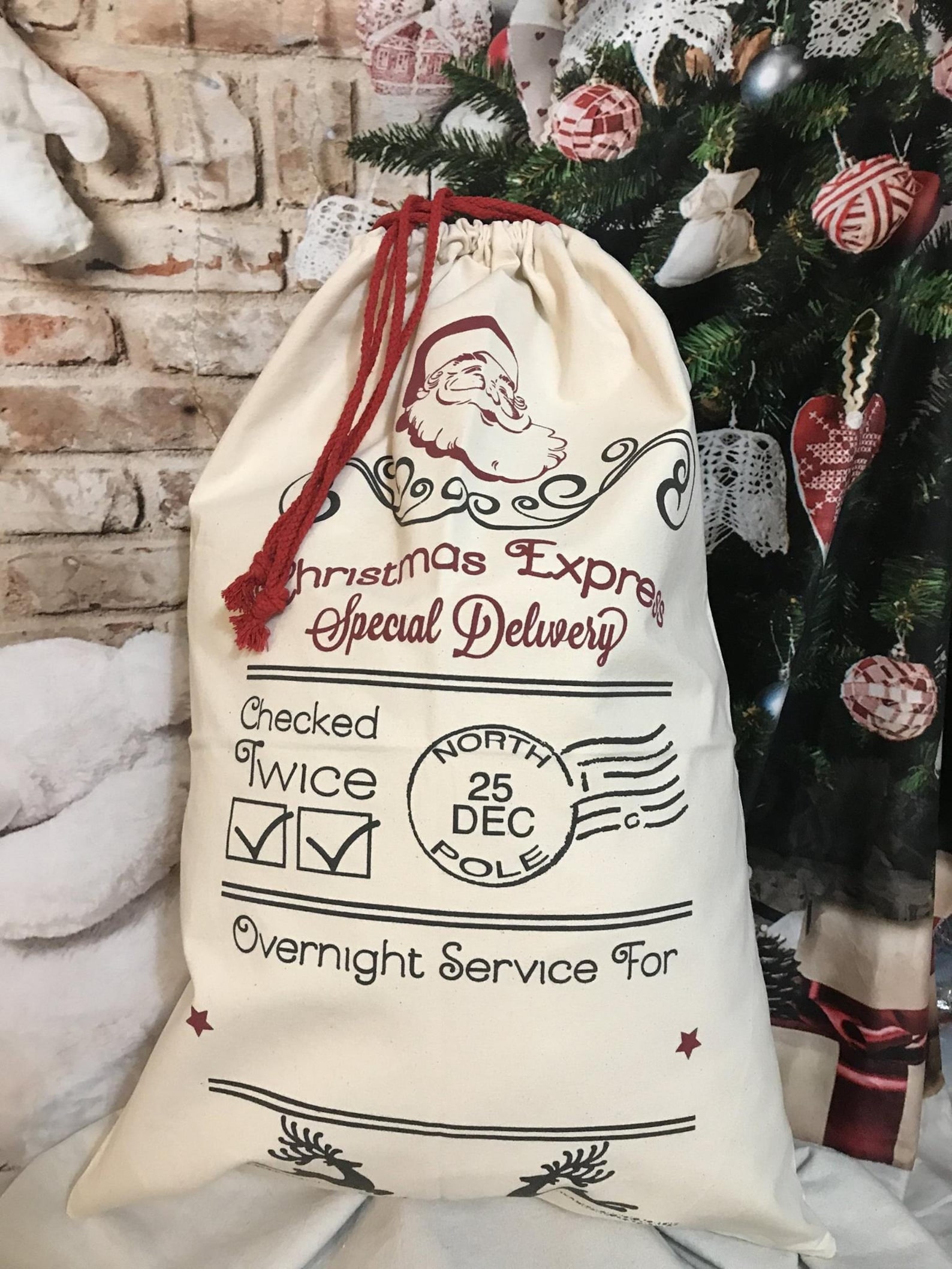 Old Toys for Santa Sack Personalized Santa Sack Santa Bag | Etsy