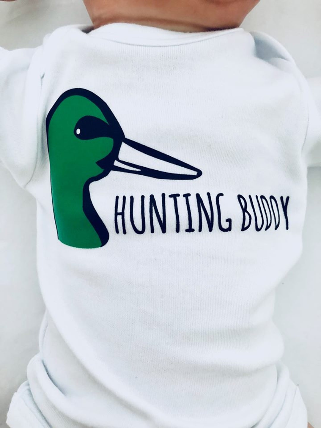Hunting Buddy, Fathers Day Gift, Hunters Baby Outfit, Duck Bodysuit ...