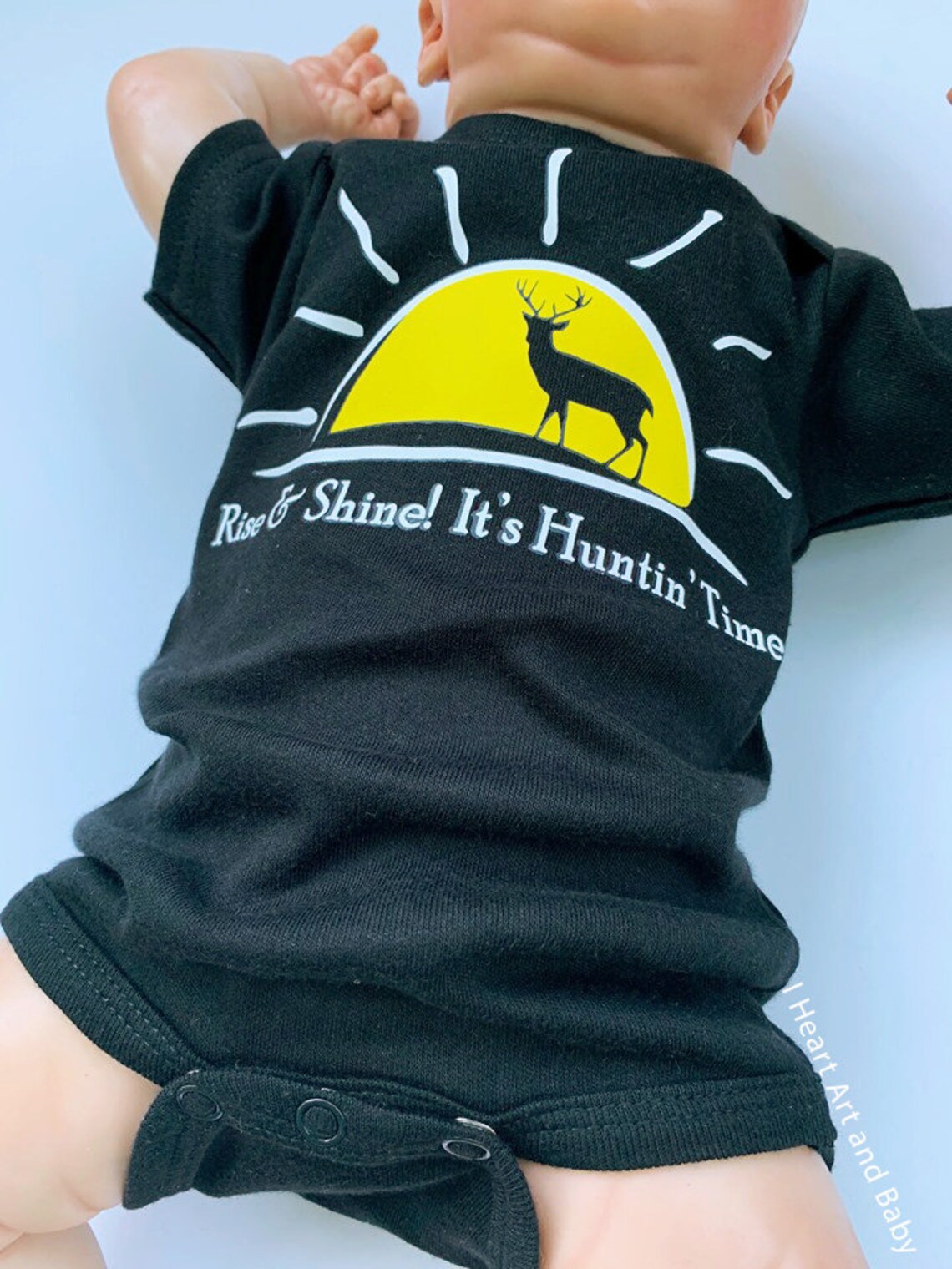 Deer Hunting Baby Hunting Buddy Outfit Hunter Lover Baby | Etsy