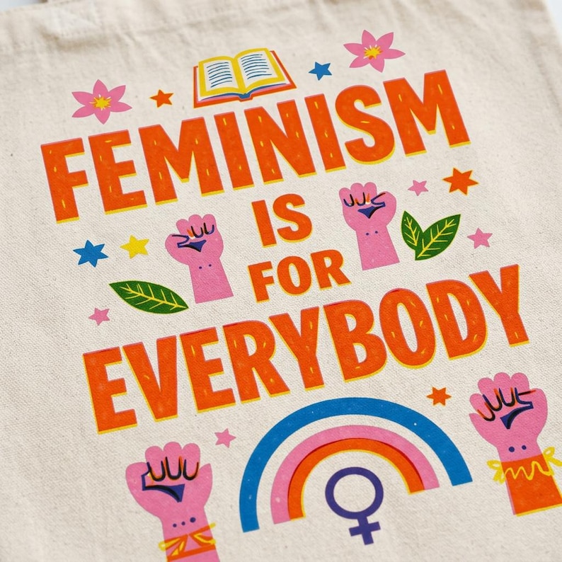 Feminism is for Everybody Tote Bag – Feminist Canvas Bag – Women ...