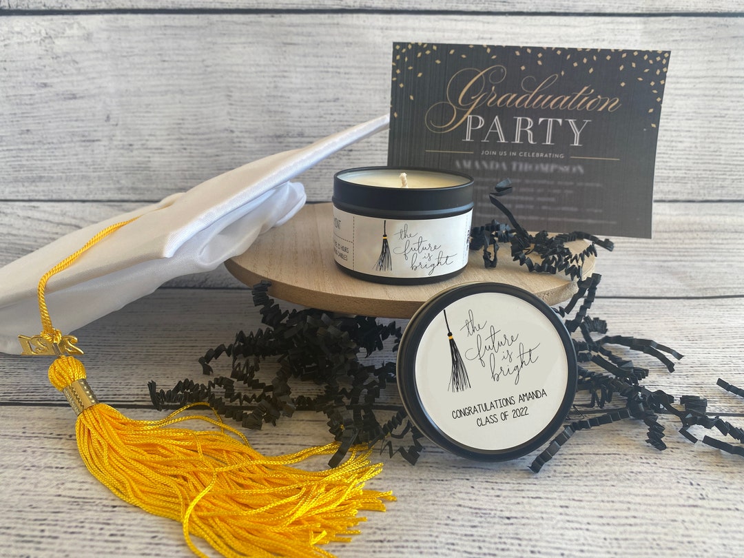 Graduation Party Candles, Graduation Party Favors, Personalized Soy Wax ...