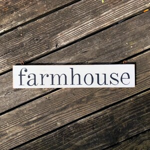 Farmhouse Sign/vintage Style Sign/hand Painted Sign/black and White ...