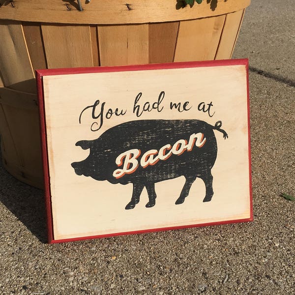 Bacon Sign - Etsy