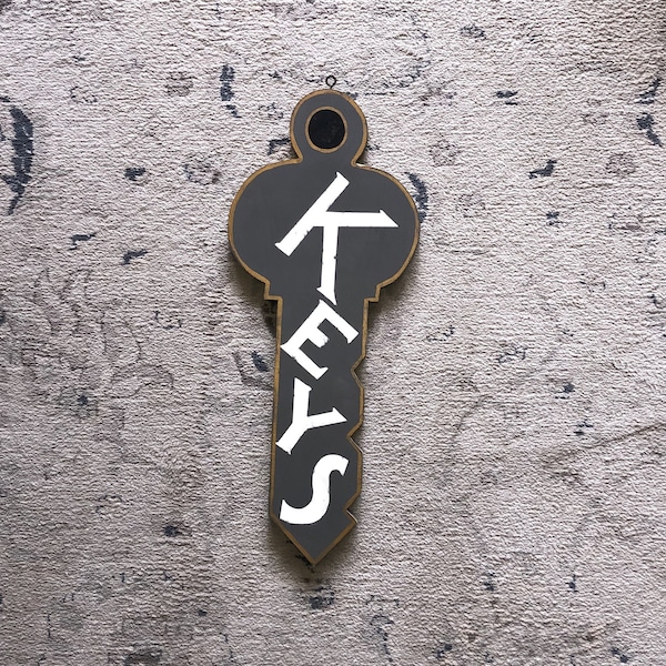 Wooden Key Sign - Etsy