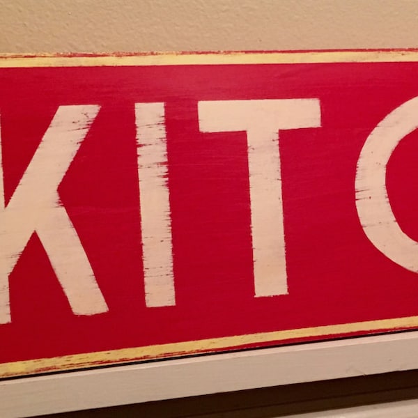 Red Kitchen Decor - Etsy
