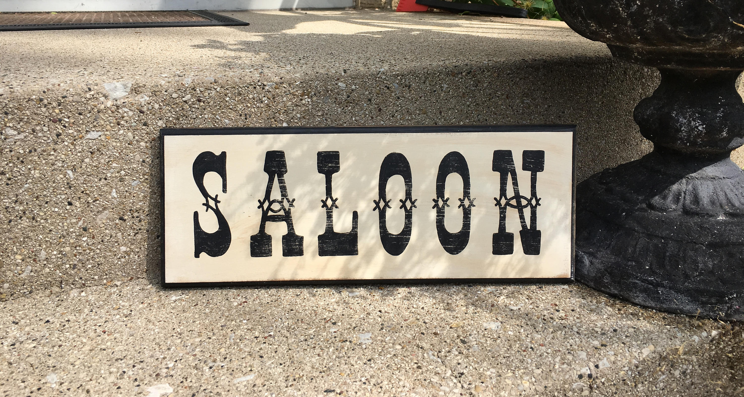 SALOON Sign/old West Sign/rustic Sign/hand Painted - Etsy