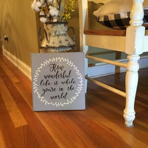 How Wonderful Life is Sign/song Lyrics Sign/your Song Lyrics Sign ...