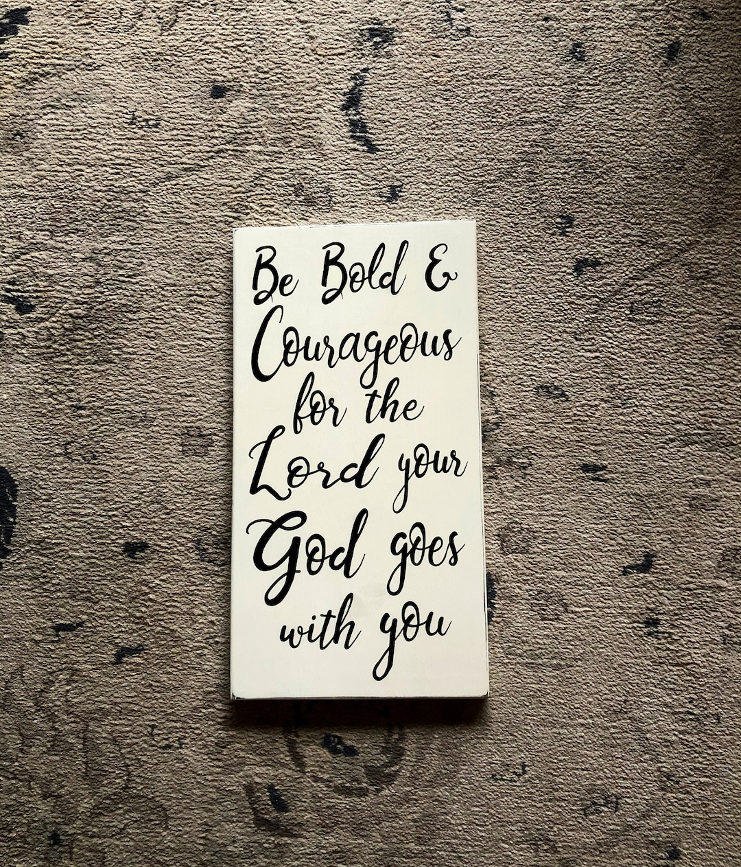 Be Bold and Courageous Sign/scripture Sign/christian Art/farmhouse ...