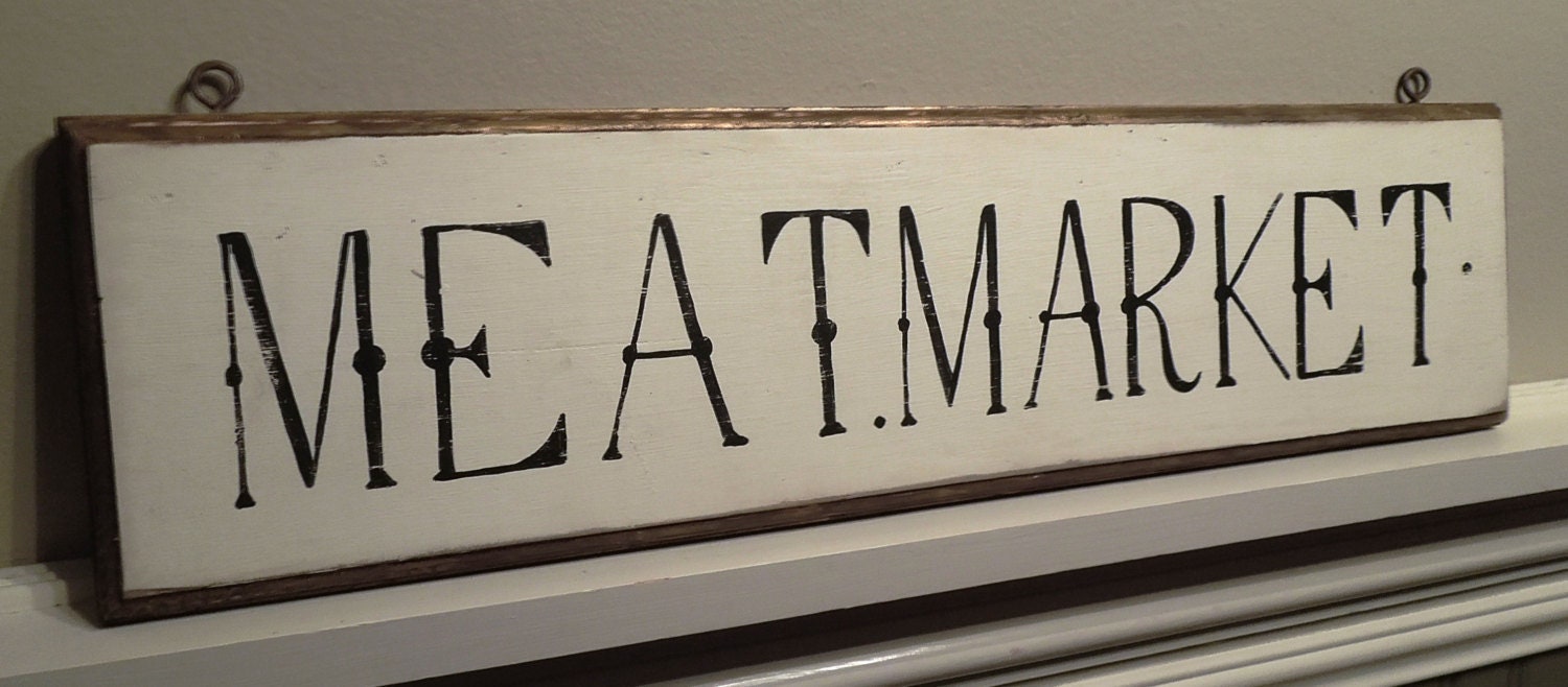 Meat Market Sign