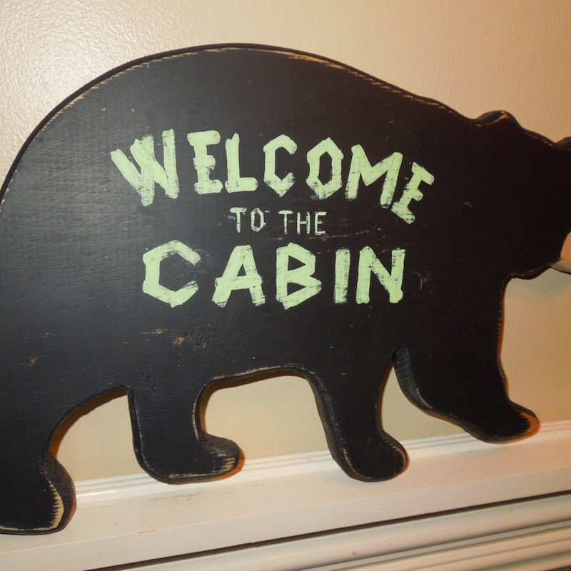 Rustic Cabin Signs - Etsy