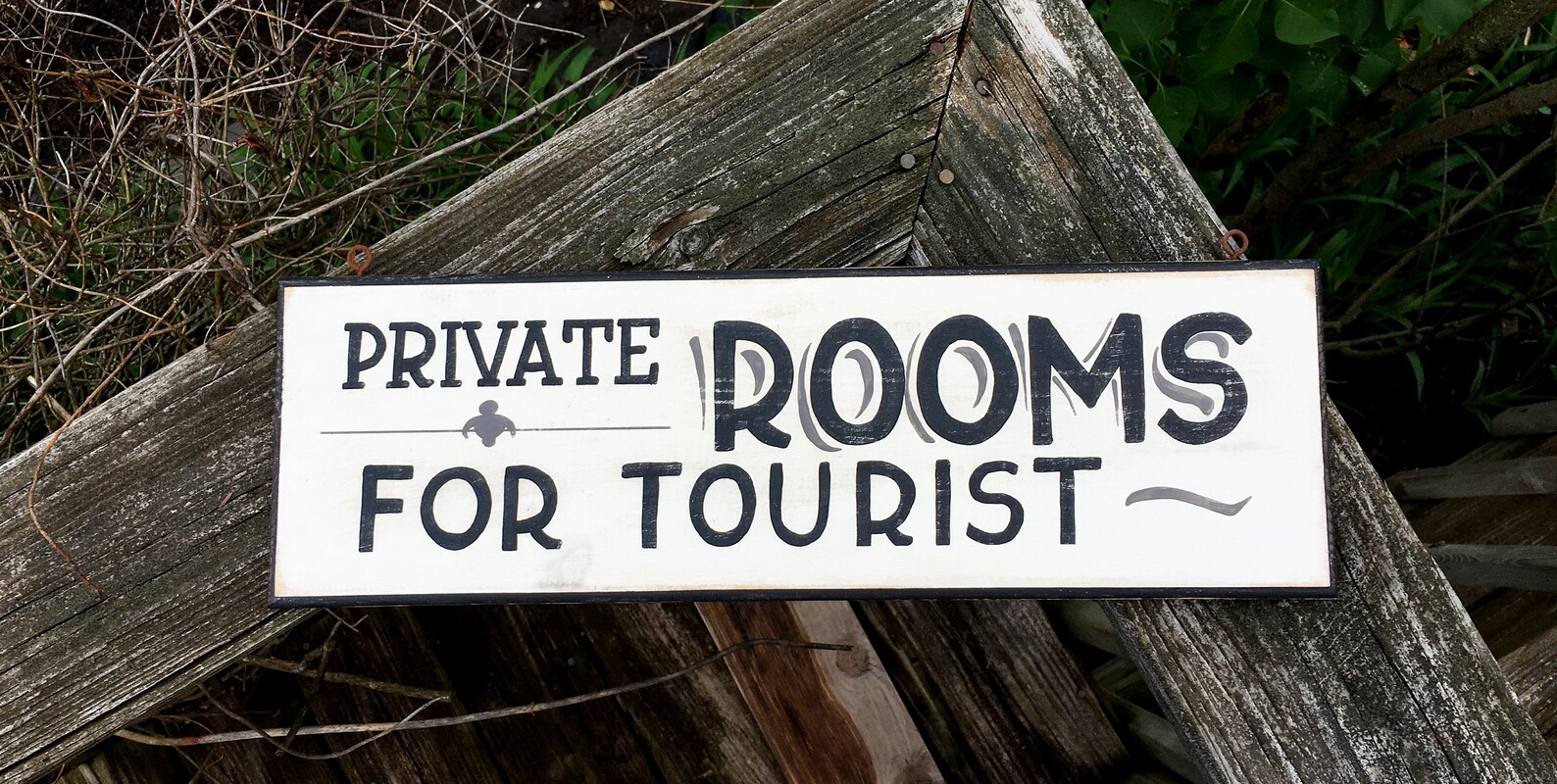 Tourist Sign/vintage Style Sign/rooms Sign/antique | Etsy
