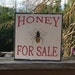 Honey for Sale Sign/honeybee Sign/rustic Sign/farmhouse Sign/hand ...