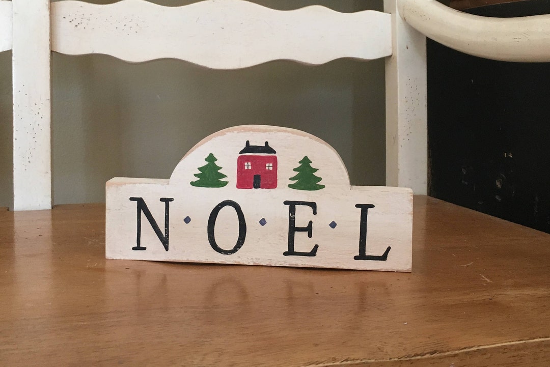 NOEL Sign/rustic Christmas/wooden Sign/farmhouse Style Christmas/hand ...