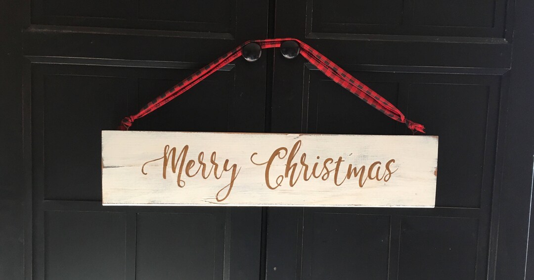 Merry Christmas Sign/christmas Sign/rustic Christmas Sign/recycled Wood ...