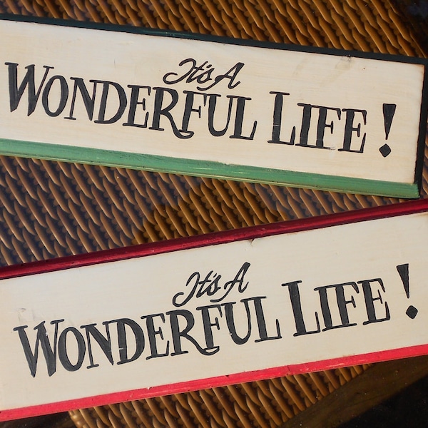 Wonderful Life Sign - Etsy