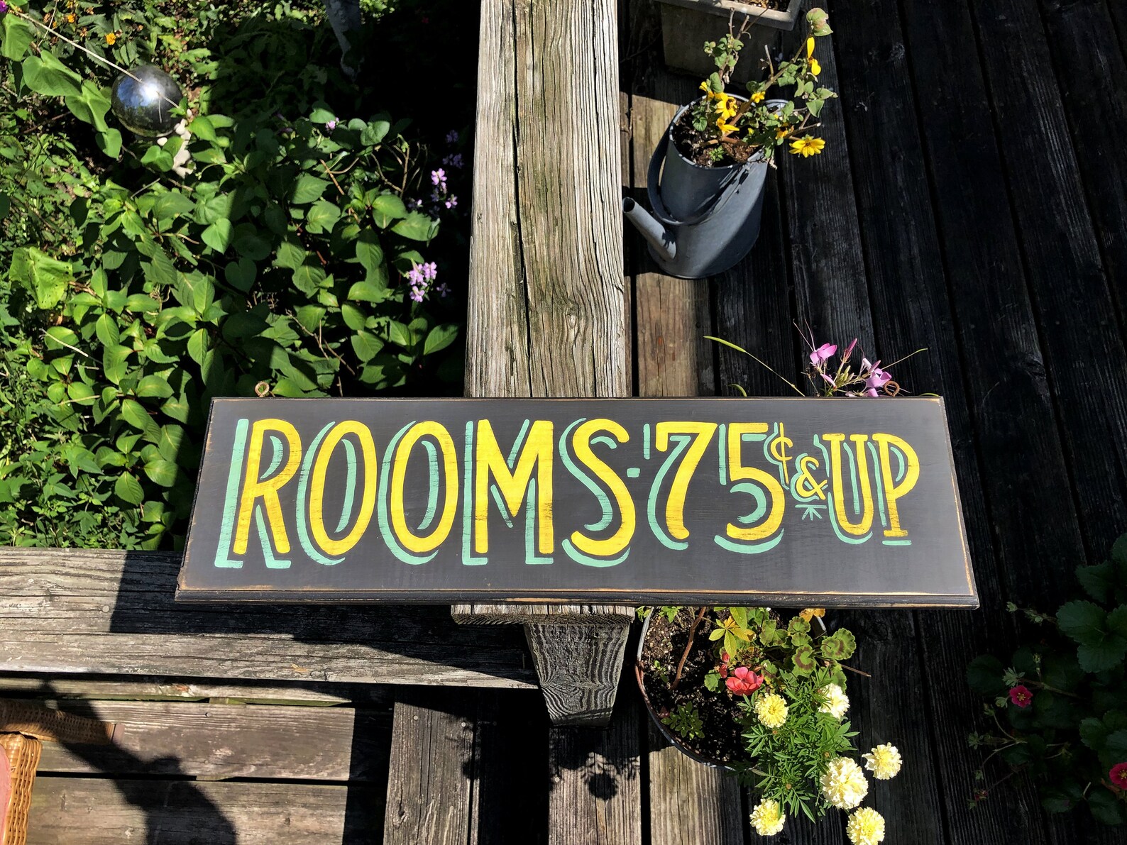 ROOMS Sign/antique Reproduction/guest Room Art/farmhouse Style | Etsy
