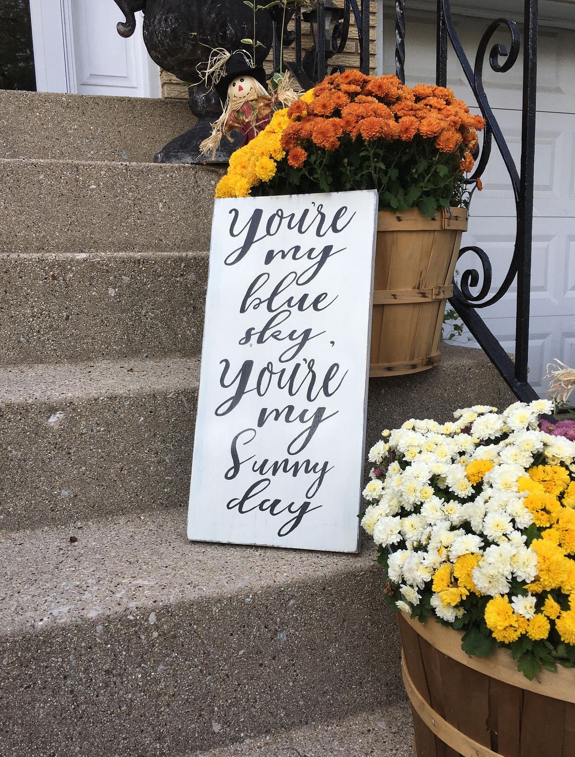 You're My Blue Sky Sign/you're My Sunny Day/white and - Etsy
