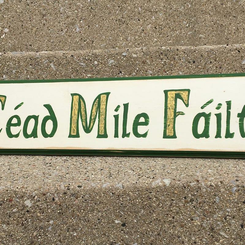 Cead Mile Failte - Etsy