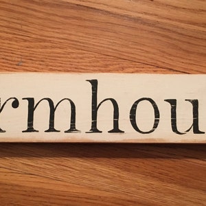 Farmhouse Sign/vintage Style Sign/hand Painted Sign/black and White ...