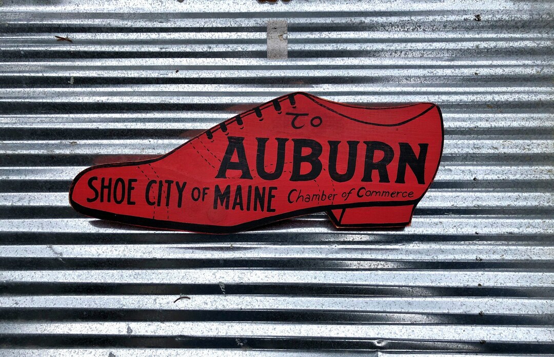 Shoe Sign/ Reproduction Antique Sign/red Shoe Sign/farmhouse Style Sign ...
