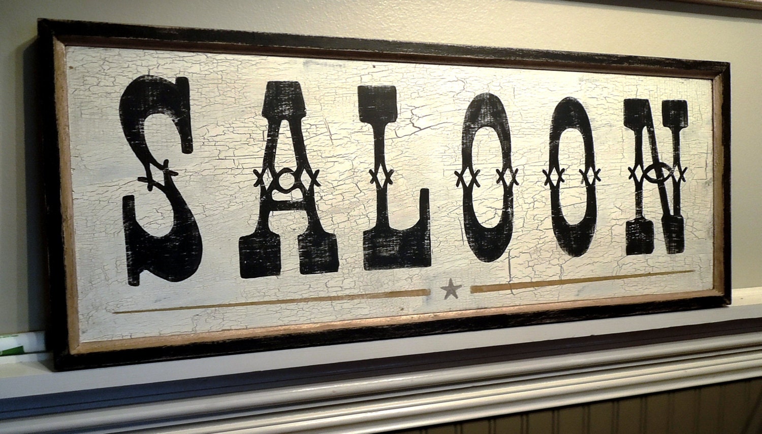 SALOON Sign/old West Sign/ Rustic Sign/hand Painted - Etsy