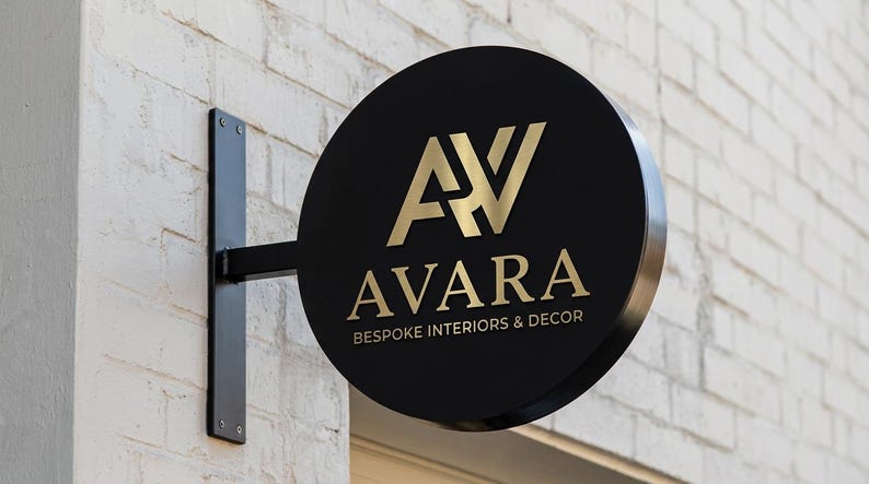 Custom 3d Metal Sign, Hanging Sign, Business Logo , Shop Sign ...