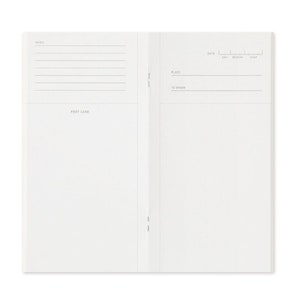 Diary Diary Traveler's Notebook Refill Refill TOKYO Postcard standard ...