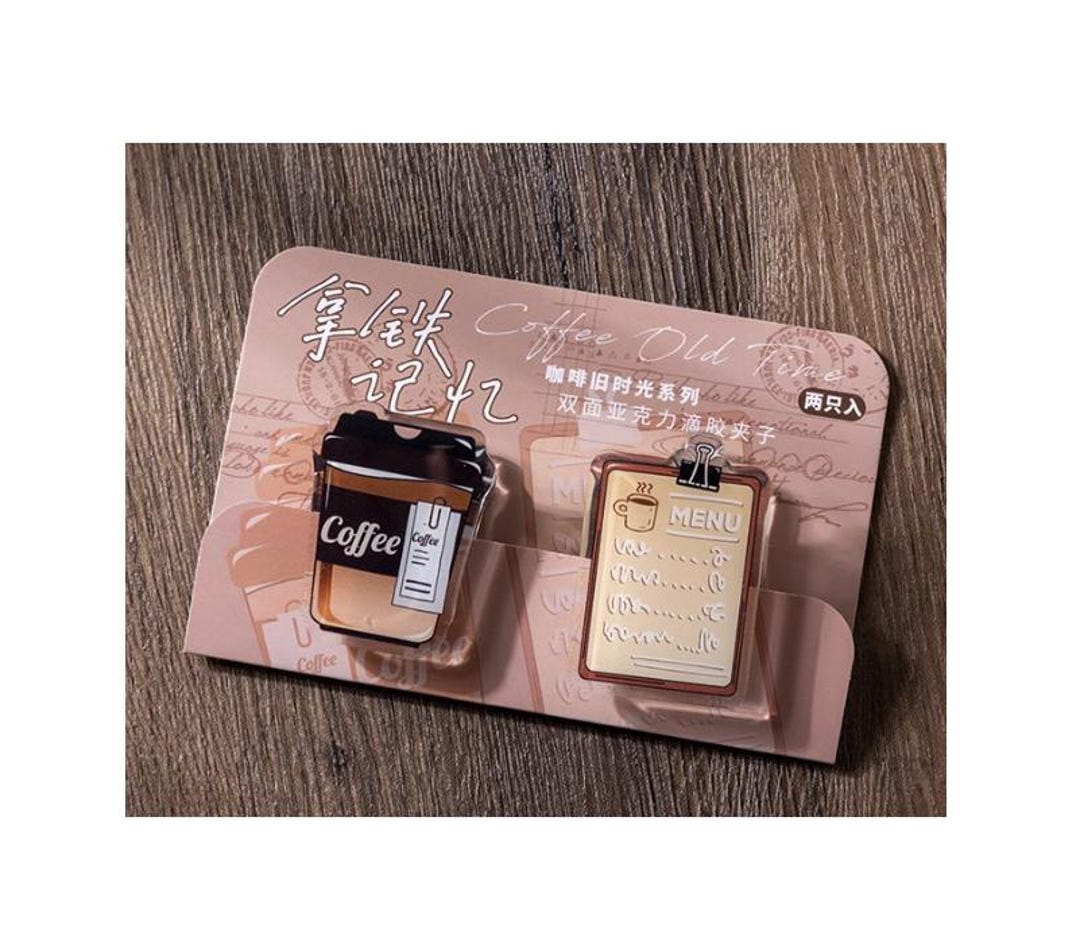 Diary Scrapbook Paperclip Coffee Time Milk - Etsy