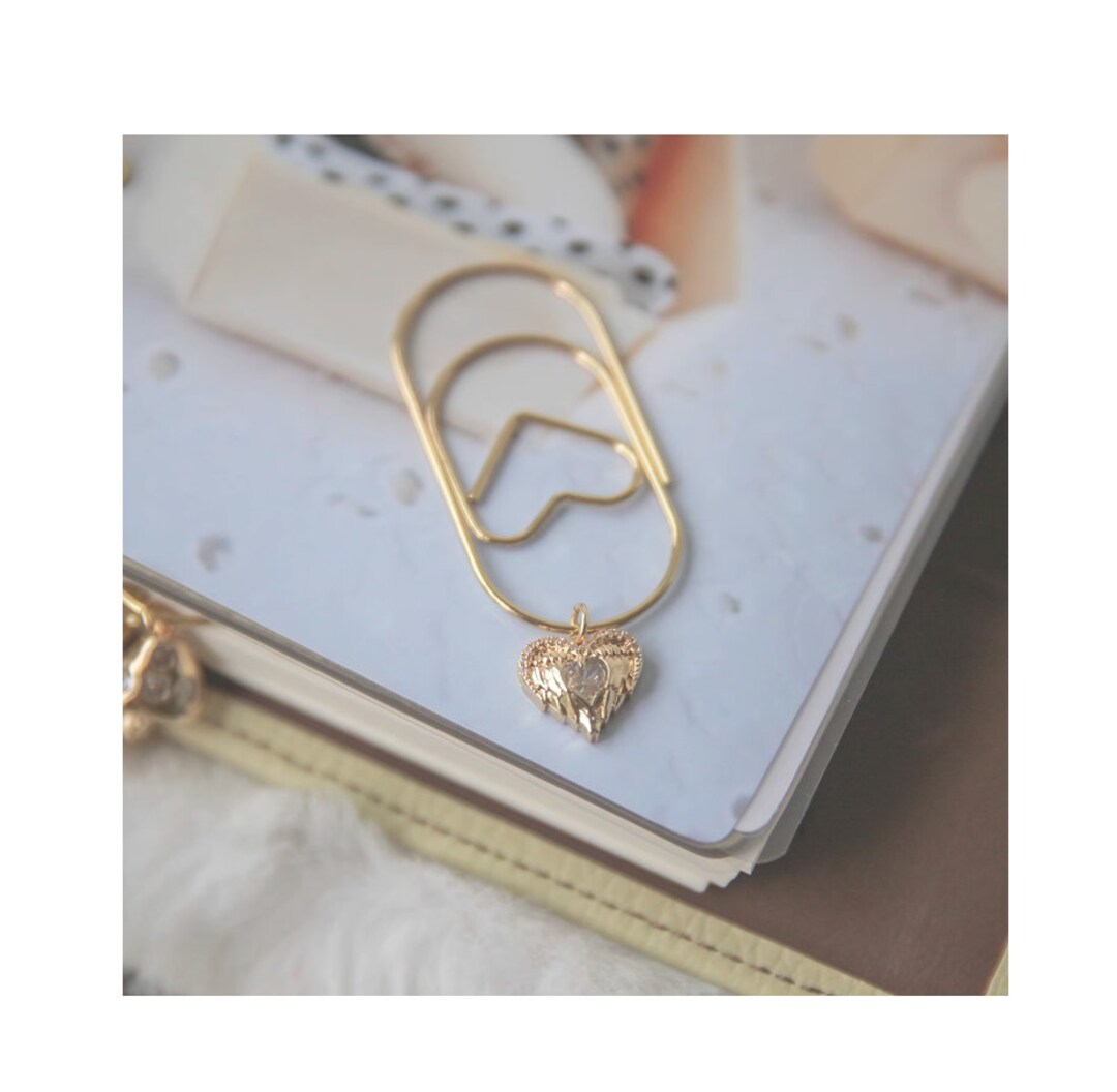 Diary Scrapbook Book Paperclip Bookmark Angel Wings - Etsy