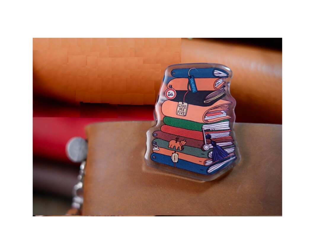 Diary Scrapbook Paperclip Piled Books - Etsy
