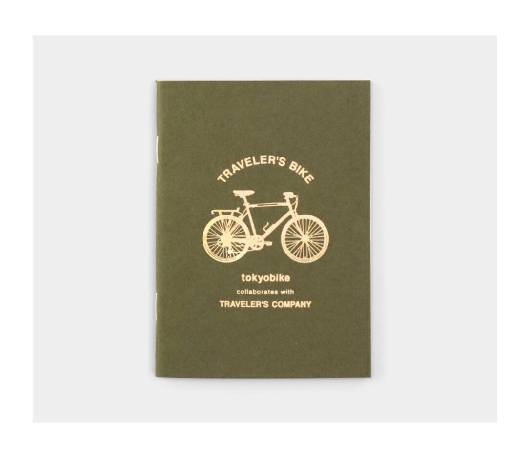 Diary Traveler's Notebook Tokyobike Notebook Refill Letterpress ...