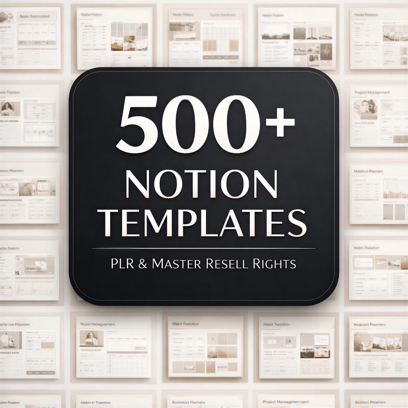 Notion Templates - Etsy