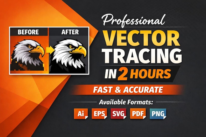 Manual Vector Tracing Service | Logo Recreation & Image Redraw | High ...